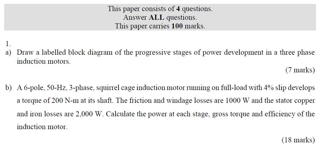 Solved This paper consists of 4 questions. Answer ALL | Chegg.com