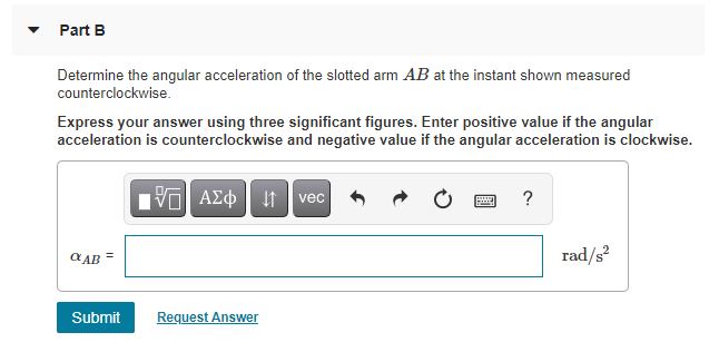 Solved The slider block C is fixed to the disk that has a | Chegg.com