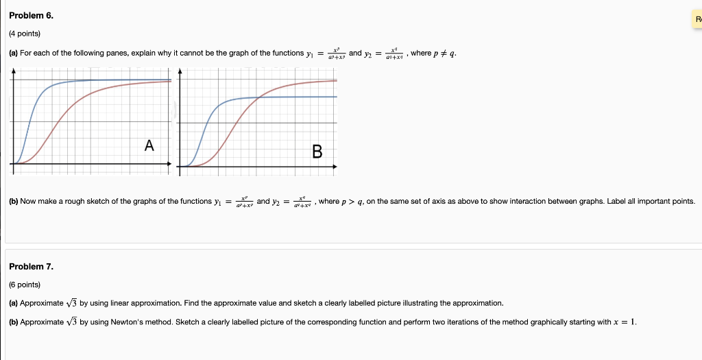 Solved Problem 6. R. (4 points) (a) For each of the | Chegg.com