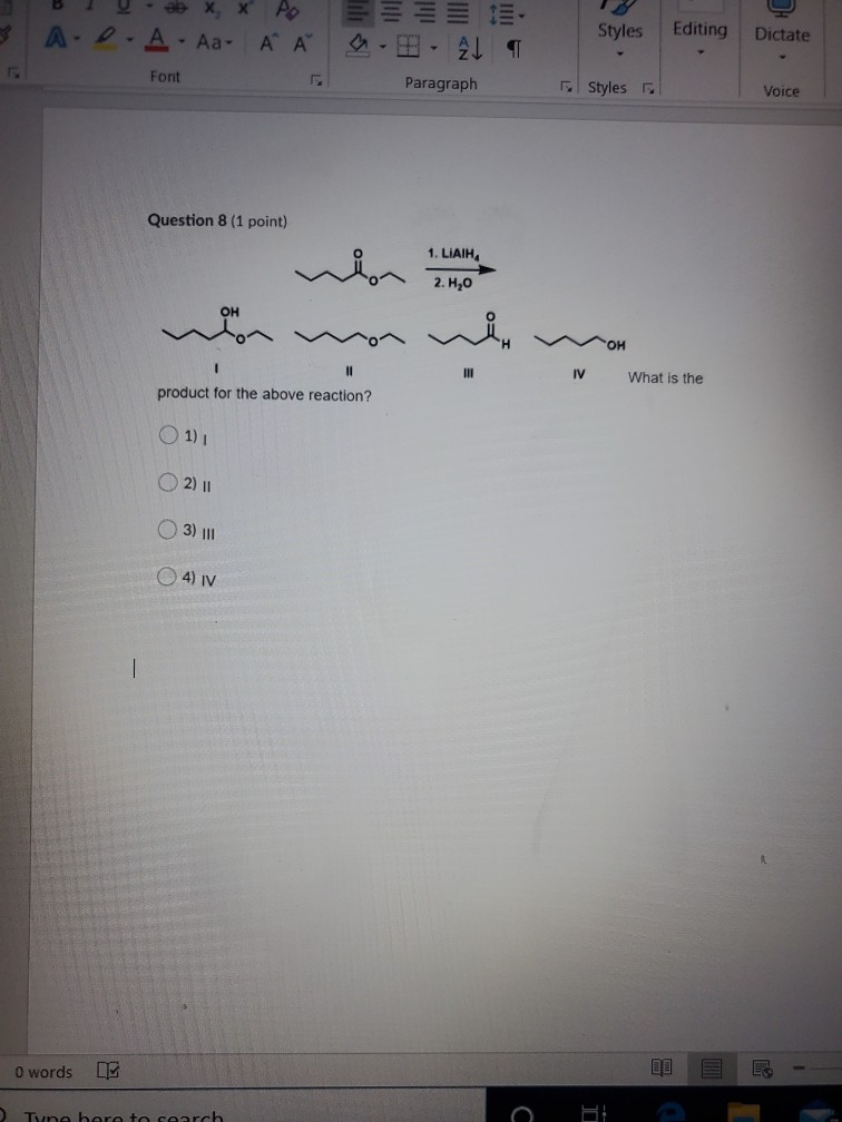 Solved B eb x* to 3 AO-A - Aa- Å Å Styles Editing Dictate I | Chegg.com