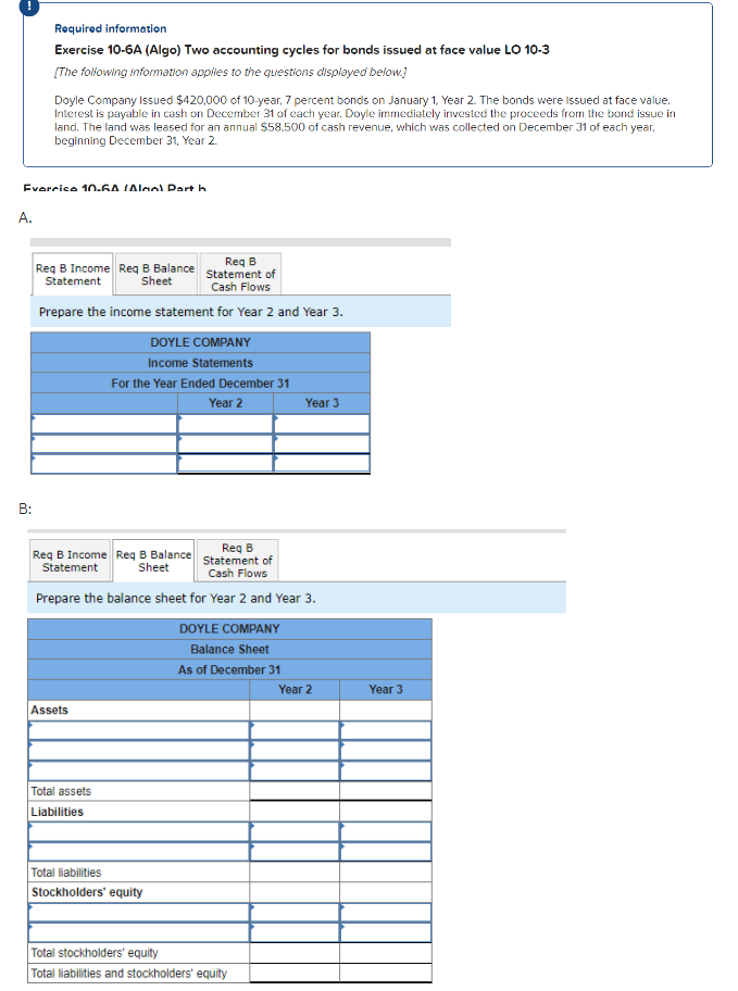 Solved Required information Exercise 10-6A (Algo) Two | Chegg.com