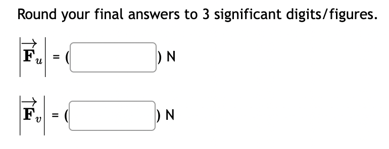 Solved AF force of 2020N is applied to a pin. Values for the | Chegg.com