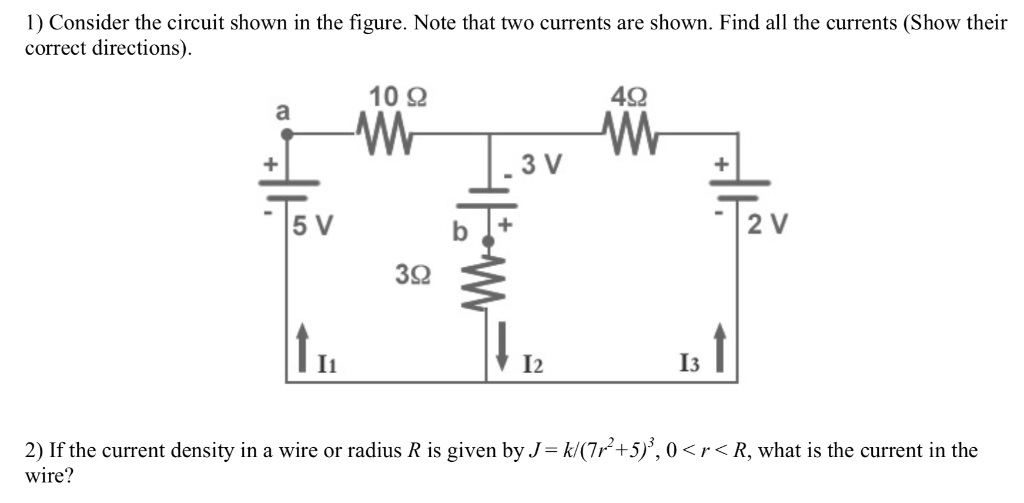Solved 1) Consider the circuit shown in the figure. Note | Chegg.com