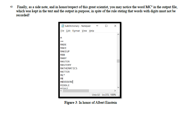 Sub-Dictionary Creator In this part, you are required | Chegg.com