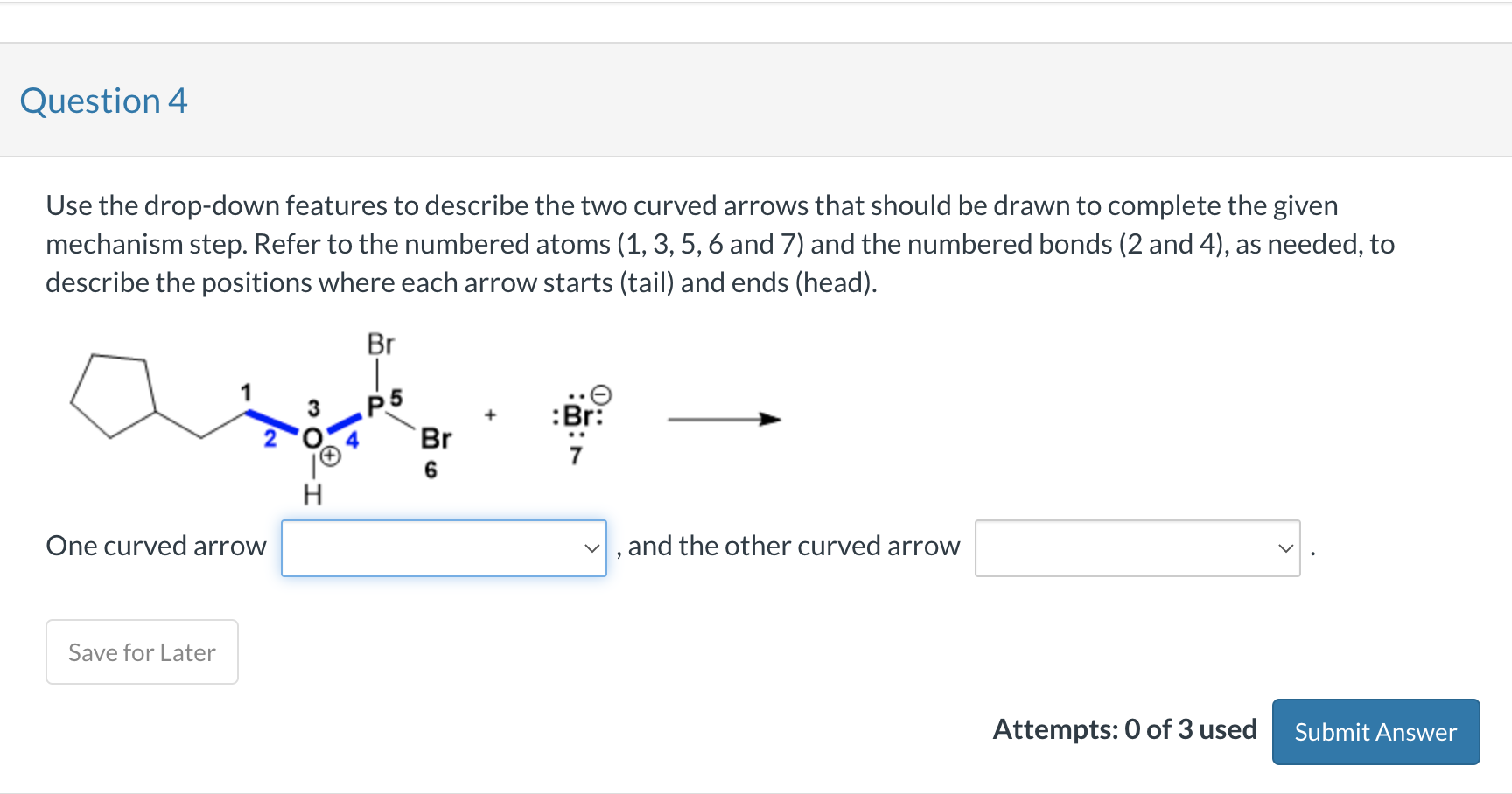 Use the drop-down features to describe the two curved | Chegg.com