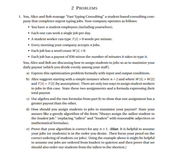 Solved Below is the problem statement and example solution | Chegg.com