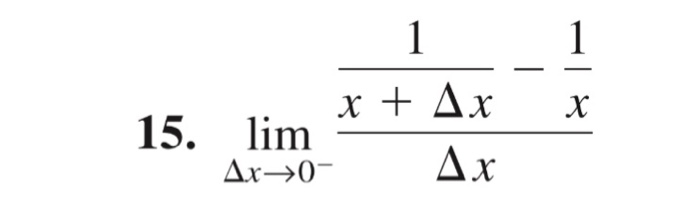 Solved How to do common denominator in limits, please | Chegg.com