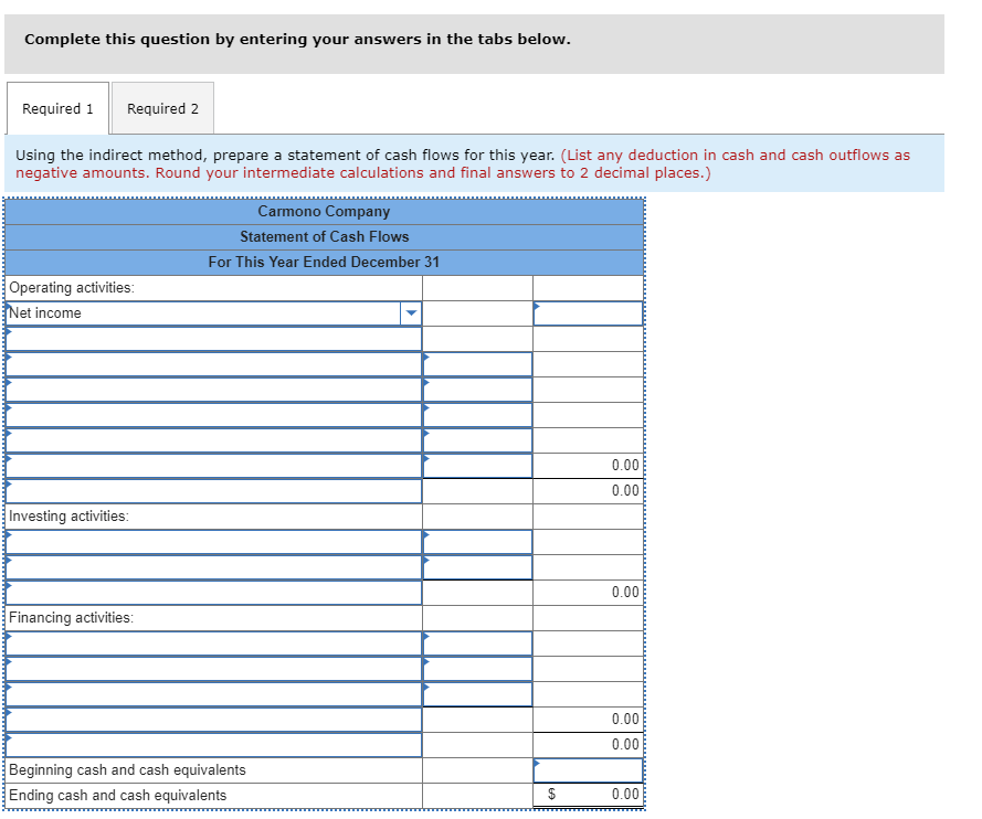 Solved Exercise 14-6 Prepare a Statement of Cash Flows; Free | Chegg.com