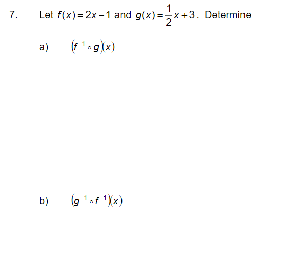 Solved 2. If f(x)=\x, g(x)= x2 +1 and h(x)=x-1, determine a) | Chegg.com