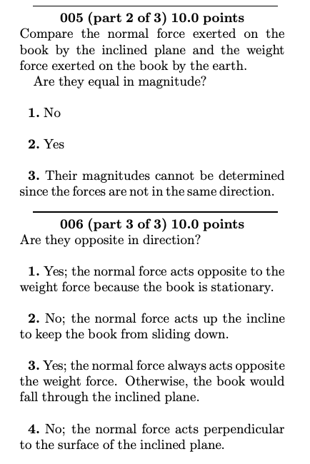 Solved 004 (part 1 of 3) 10.0 points Consider a book that | Chegg.com