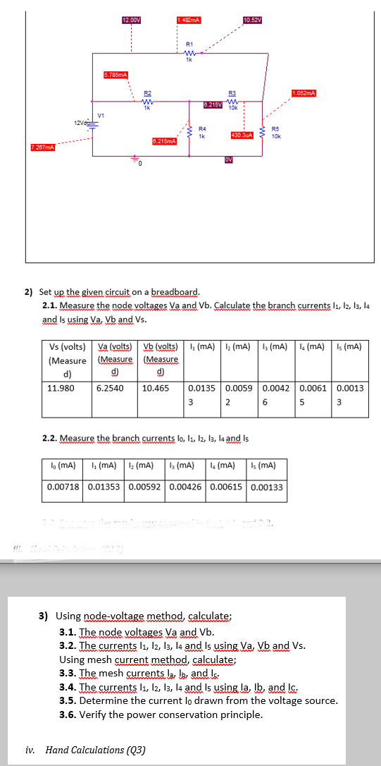 Solved NEED HAND CALCULATİONSS OF QUESTİON 3 ﻿Hand | Chegg.com