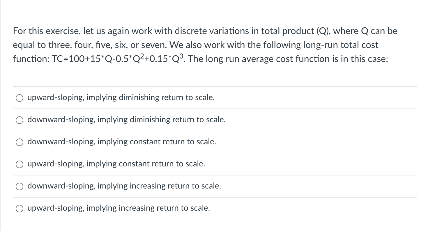 Solved For this exercise, let us again work with discrete | Chegg.com