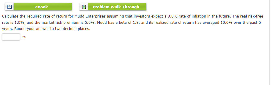 Solved eBook Problem Walk-Through Calculate the required | Chegg.com
