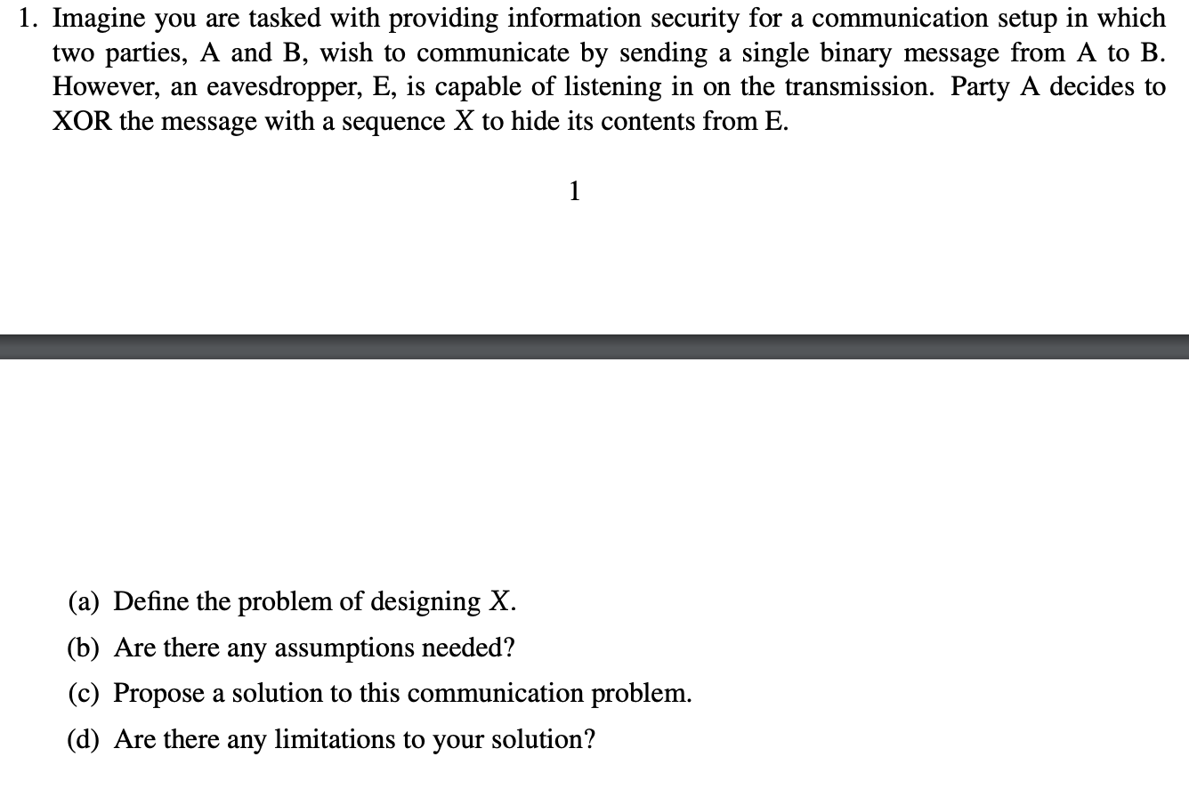 Solved 1. ﻿Imagine you are tasked with providing information | Chegg.com