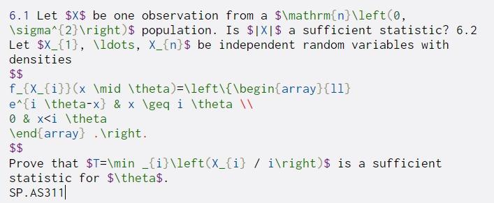 Solved 6.1 Let $X$ be one observation from a | Chegg.com