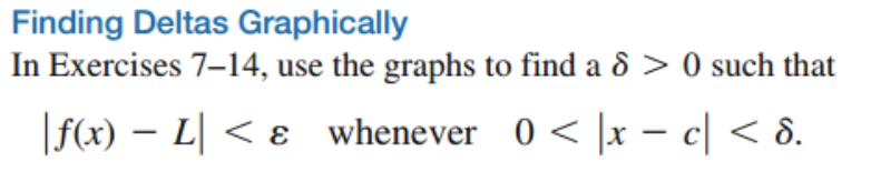 Solved Finding Deltas Graphically In Exercises 7–14, use the | Chegg.com