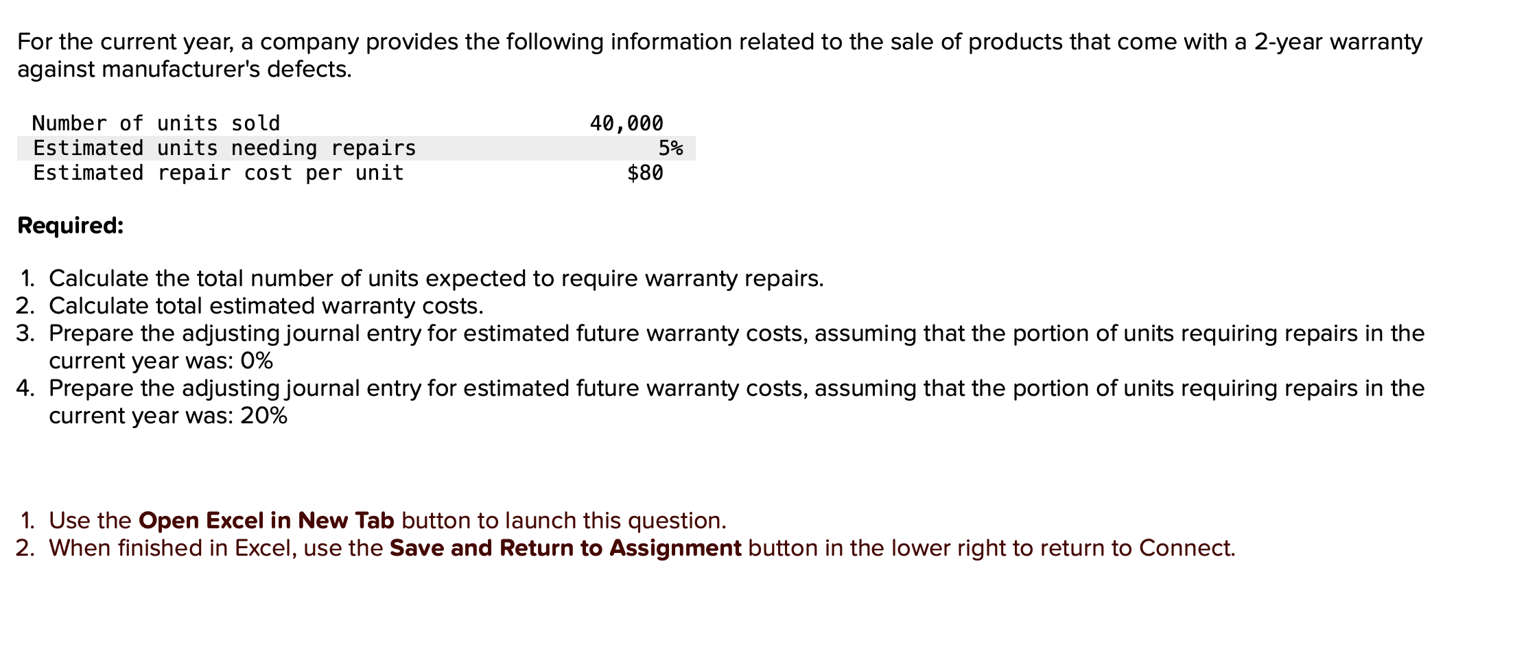 repaired this year in cell F13 (Use cells A2 to B7 | Chegg.com