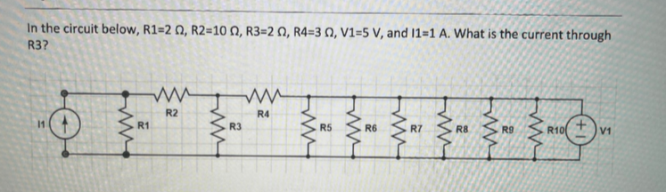 Solved In the circuit below, R1=2 , R2=100, R3=2 , R4=30, | Chegg.com