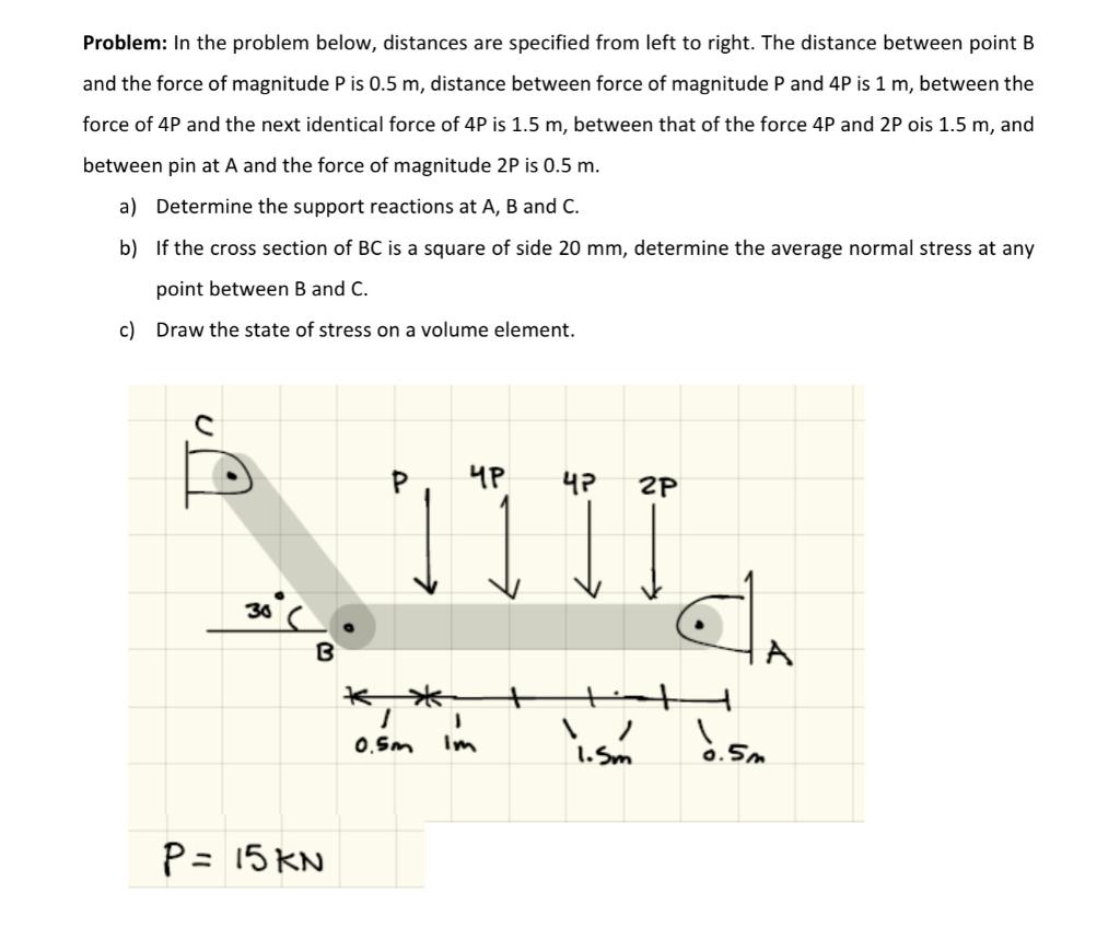 Solved Problem: In the problem below, distances are | Chegg.com