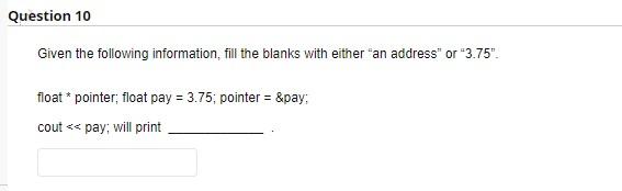 Solved Question 1 The Symbol Is The Dereferencing Operator 