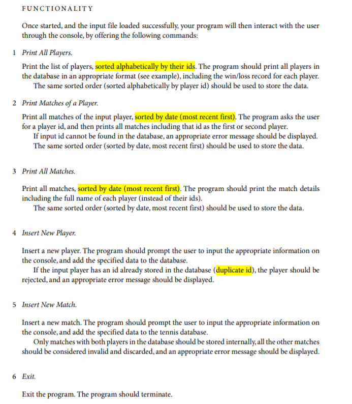 Solved INPUT FILE FORMAT Your program will accept 1 argument | Chegg.com