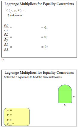 Solved Lagrange Multipliers for Equality Constraints We | Chegg.com