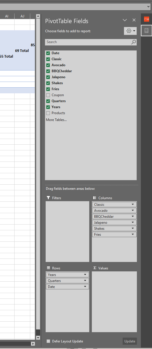 Solved 1.6 Create a PivotTable that adds a field to | Chegg.com