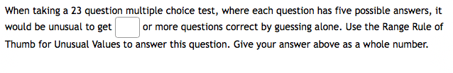 Solved When taking a 23 question multiple choice test, where | Chegg.com