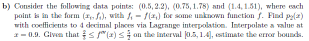 Solved QUESTION 4. a) Use the secant method to estimate V3 | Chegg.com