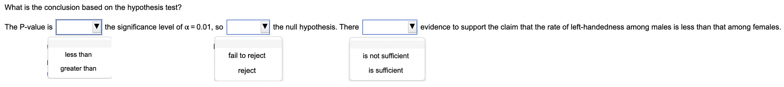 Solved In a random sample of males, it was found that 17 | Chegg.com