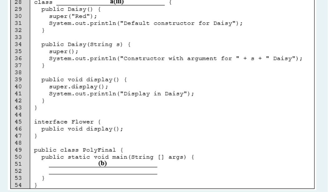 Solved Given an incomplete program in Program 1: 1/Program 1 | Chegg.com