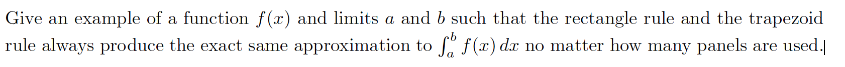 Solved a Give an example of a function f(x) and limits a and | Chegg.com