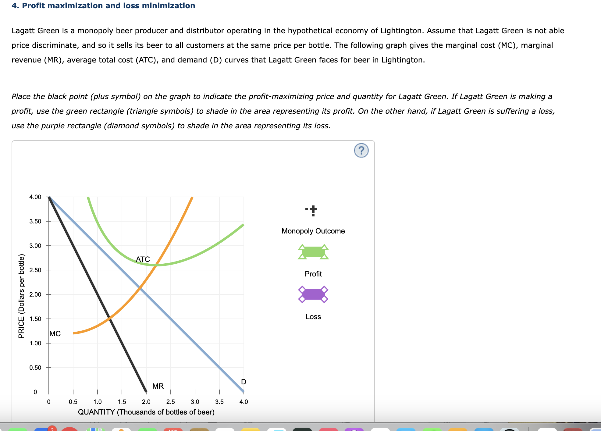 Solved 4 Profit Maximization And Loss Minimization Lagatt