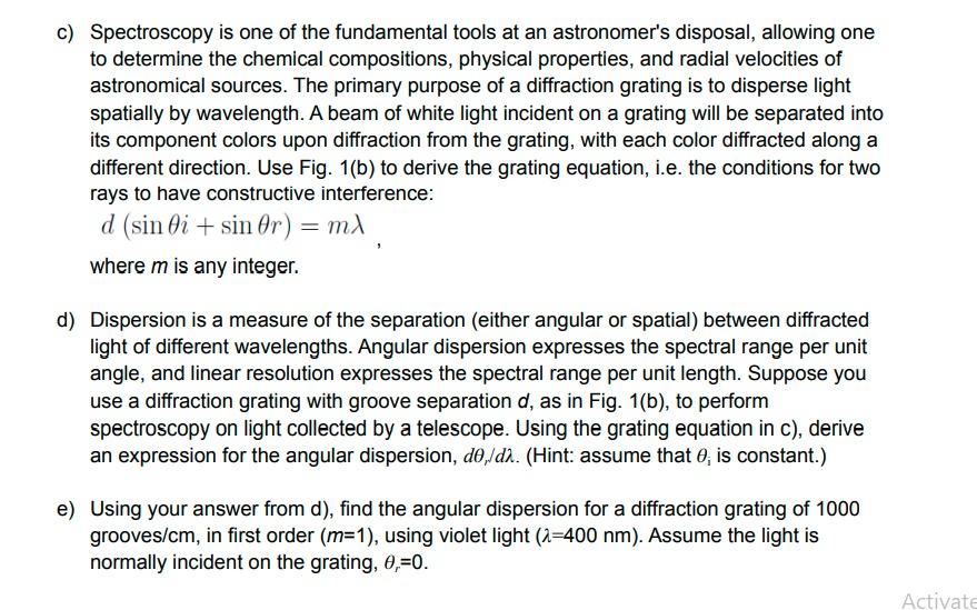 A Telescope is an optical instrument that aids in the | Chegg.com