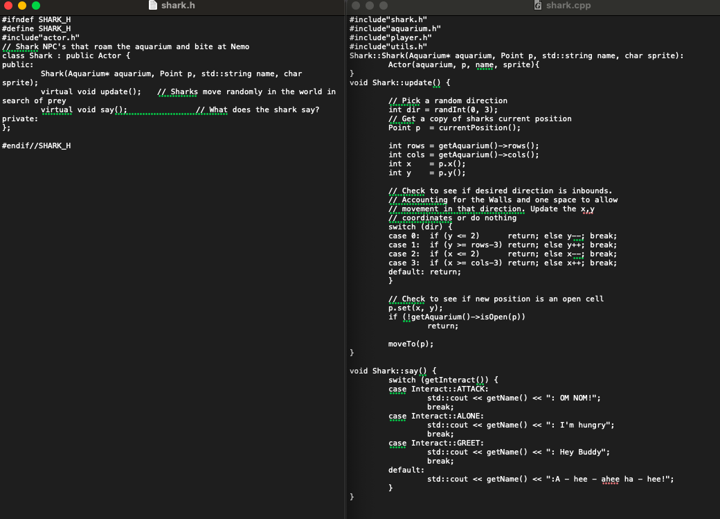 Solved Programming Project 4: Breadth First Finding Nemo | Chegg.com