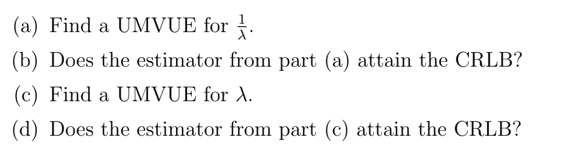 6. (20) Let X1,…,Xn be i.i.d. exp(λ) with the pdf | Chegg.com