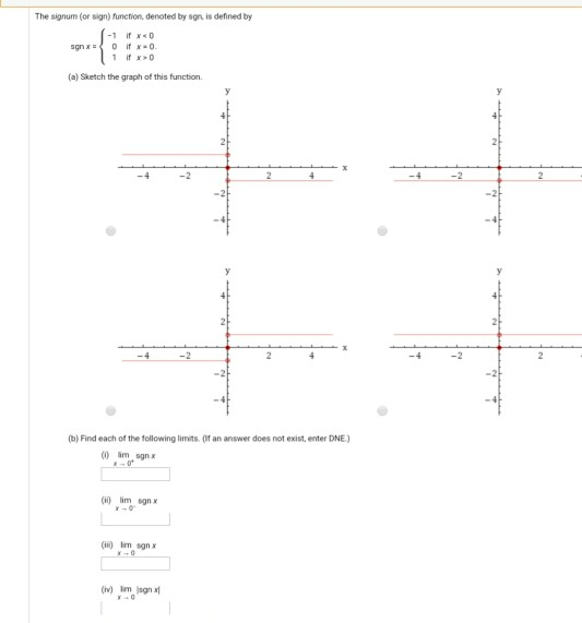 Solved The signum (or sign) function, denoted by sgn, is | Chegg.com