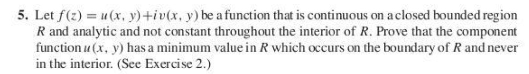 Solved 5. Let f(z) u(x, y)+iv(x. y) be a function that is | Chegg.com