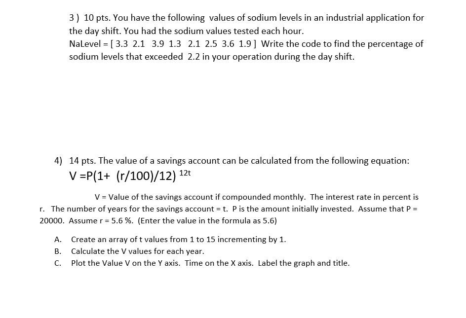 Part B. Create a script file that shows the output | Chegg.com