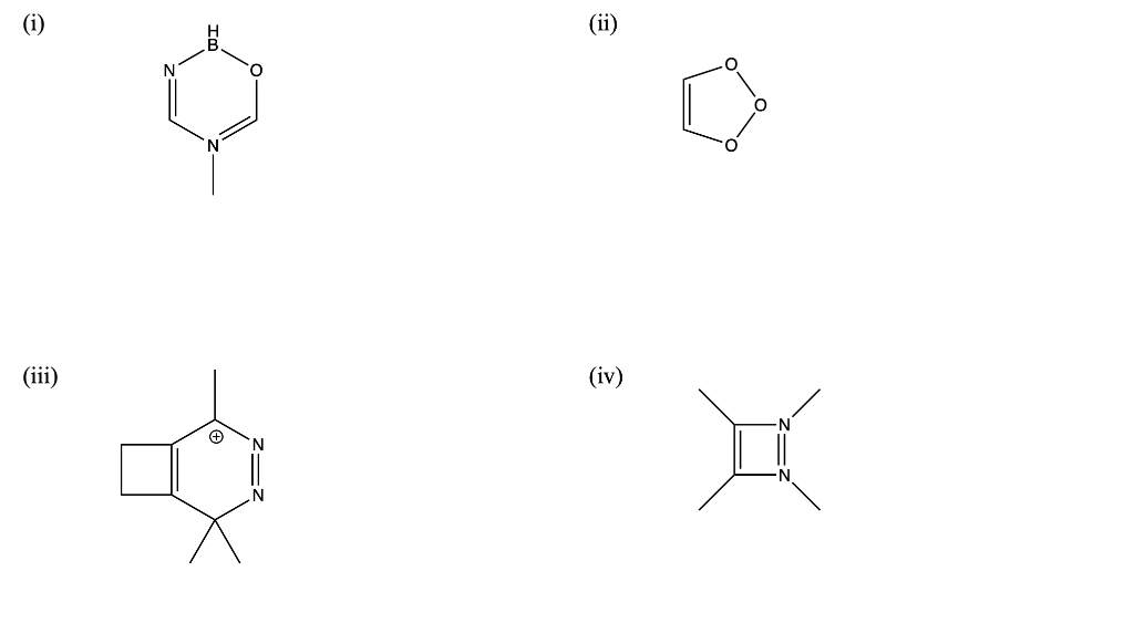 Solved Determine the number of pi-electrons, start by adding | Chegg.com