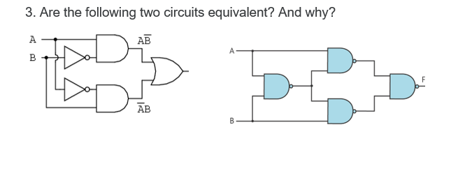 Solved 3. Are the following two circuits equivalent? And | Chegg.com