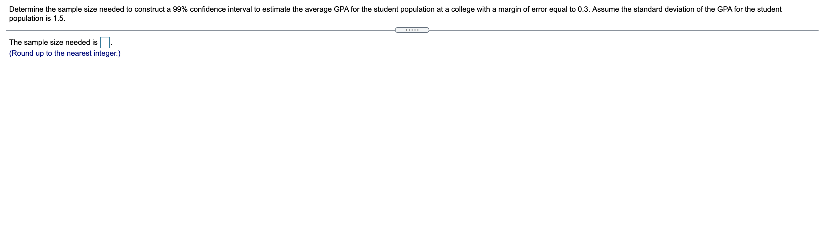 Solved Determine the sample size needed to construct a 99% | Chegg.com