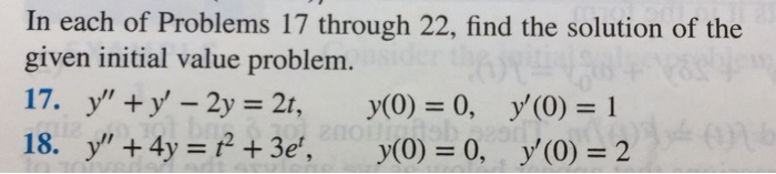 Solved In each of Problems 1 through 16, find the general | Chegg.com
