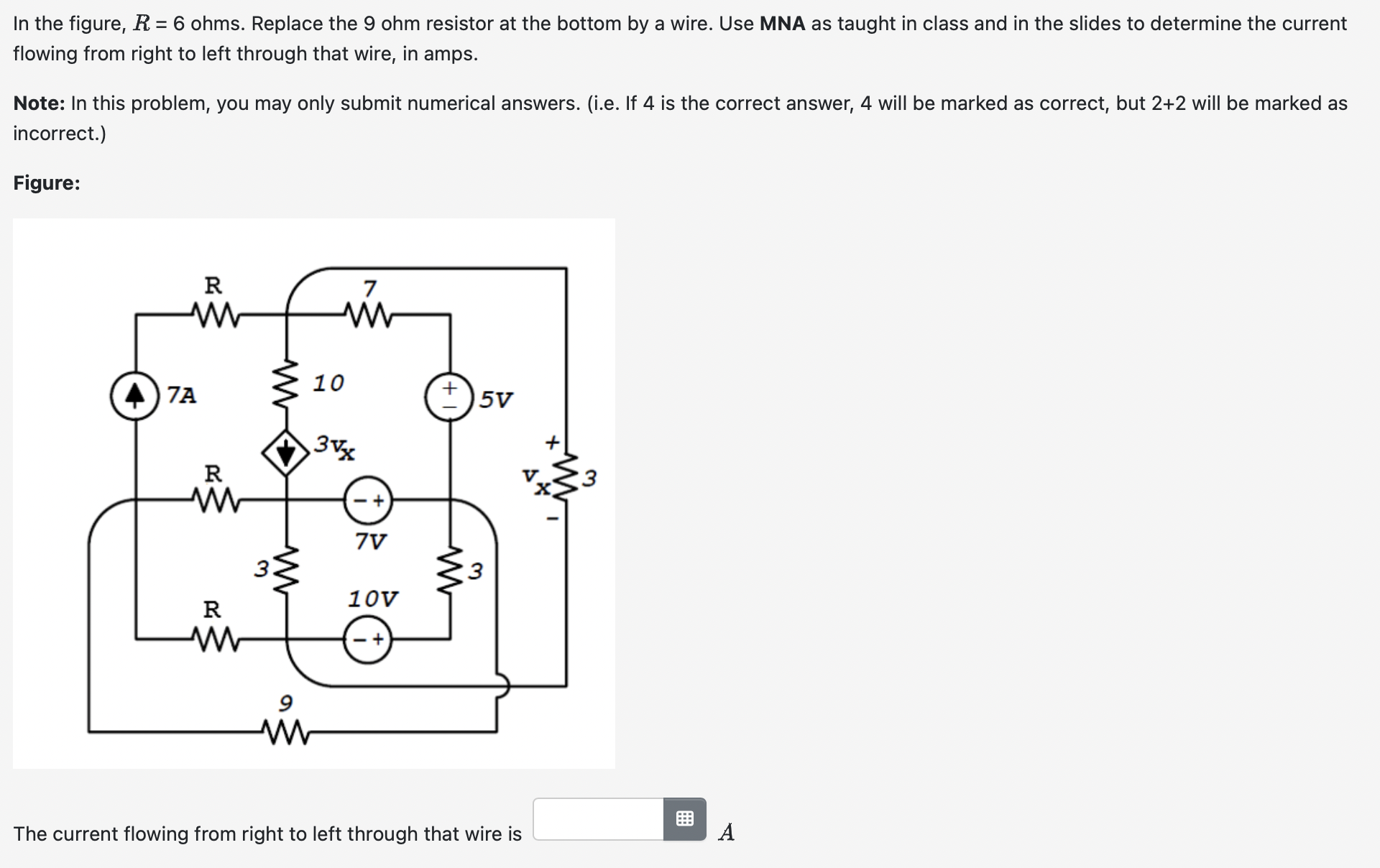Solved In the figure, \( ﻿R=6 \) ﻿ohms. Replace the 9 ﻿ohm | Chegg.com