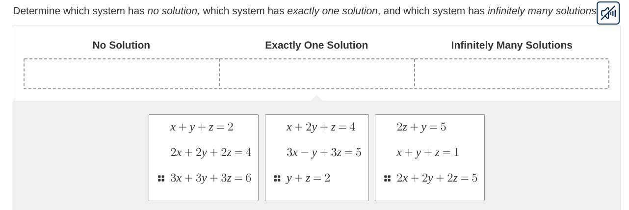 Solved Determine which system has no solution, which system | Chegg.com