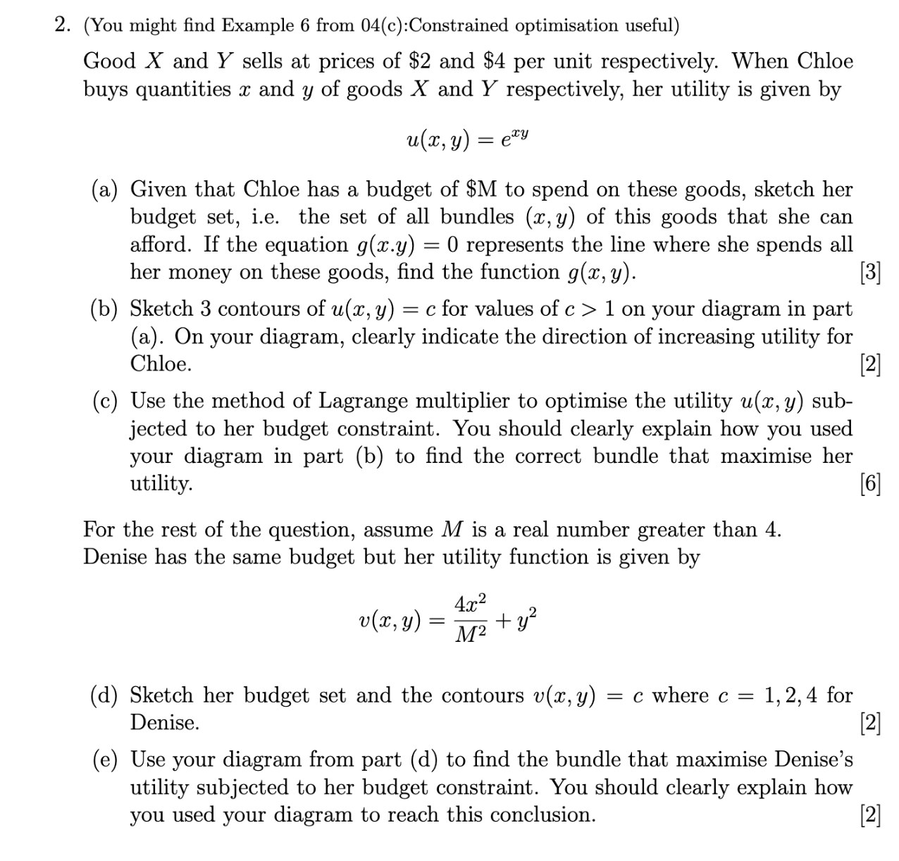 Solved (You might find Example 6 from 04(c):Constrained | Chegg.com