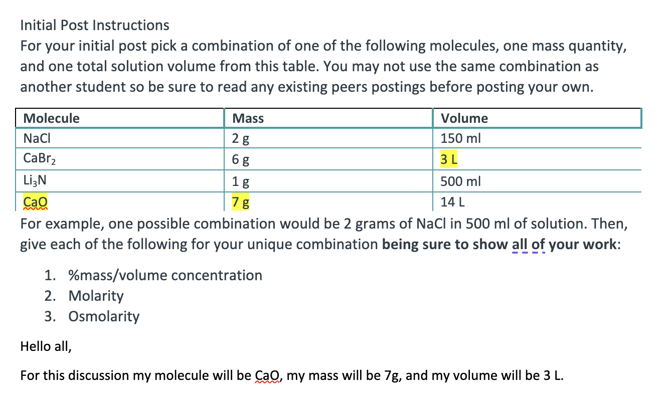 Solved Initial Post Instructions For your initial post pick | Chegg.com