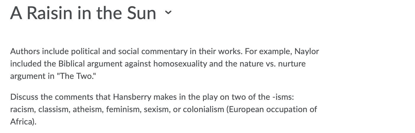 A Raisin in the Sun Authors include political and | Chegg.com