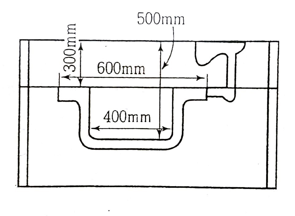 Solved For the casting shown in the figure, calculate weight | Chegg.com