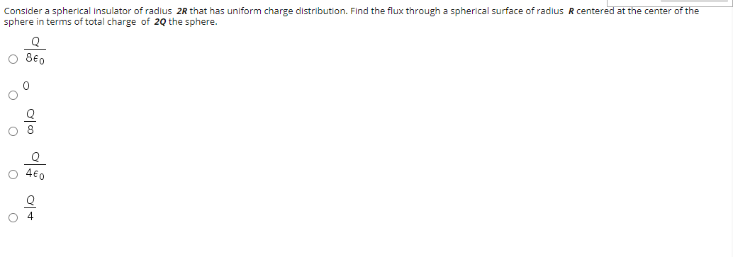 Solved Consider a spherical insulator of radius 2R that has | Chegg.com